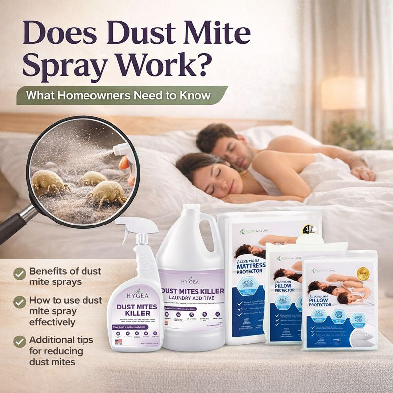 Does Dust Mite Spray Work? What Homeowners Need to Know – Hygea Natural