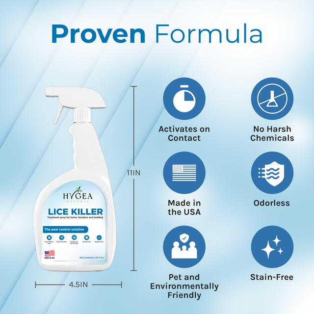 Lice Spray – Best Lice Killing Spray for Home, Furniture & Bedding ...