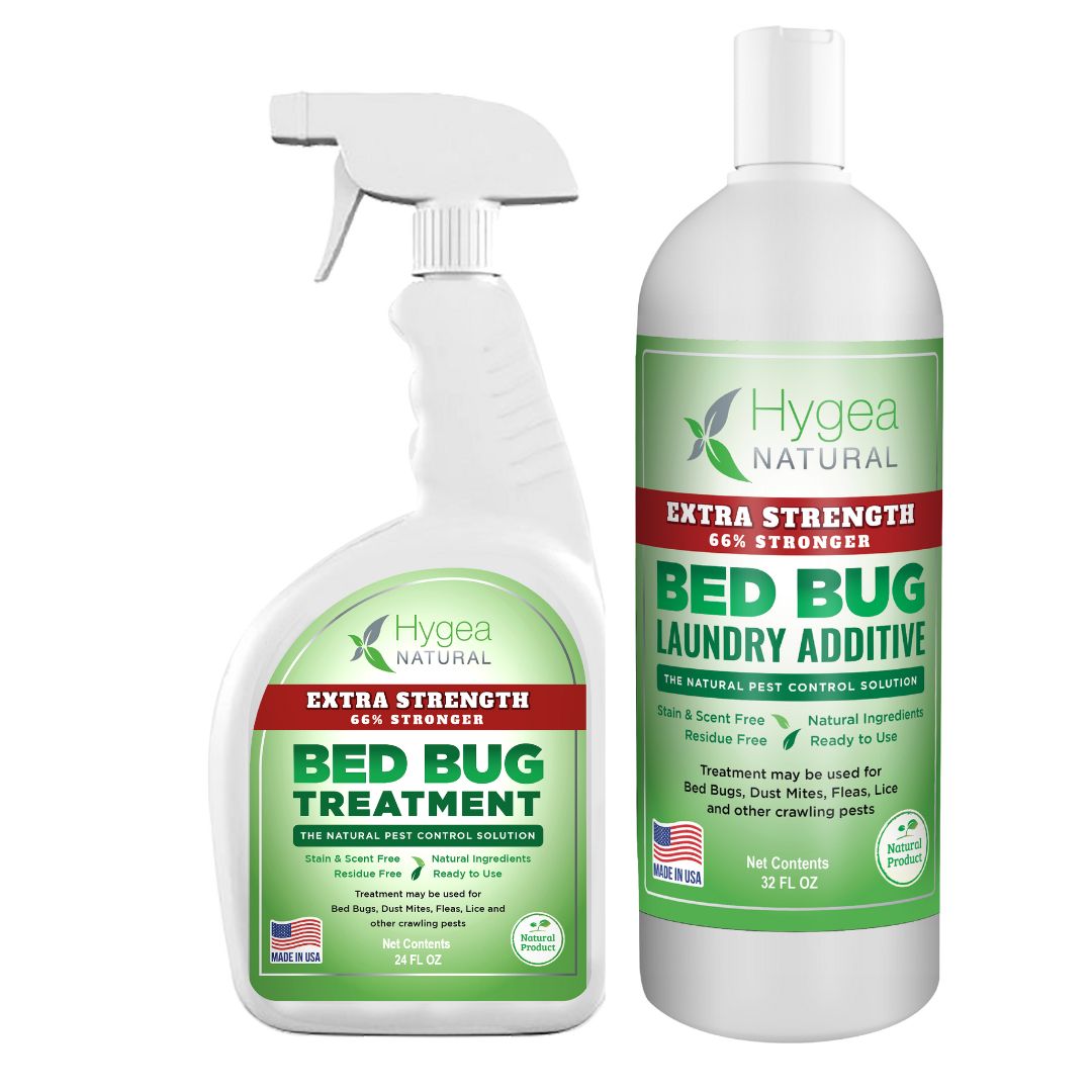 Extra Strength Bed Bug Spray + Laundry Additive – Hygea Natural