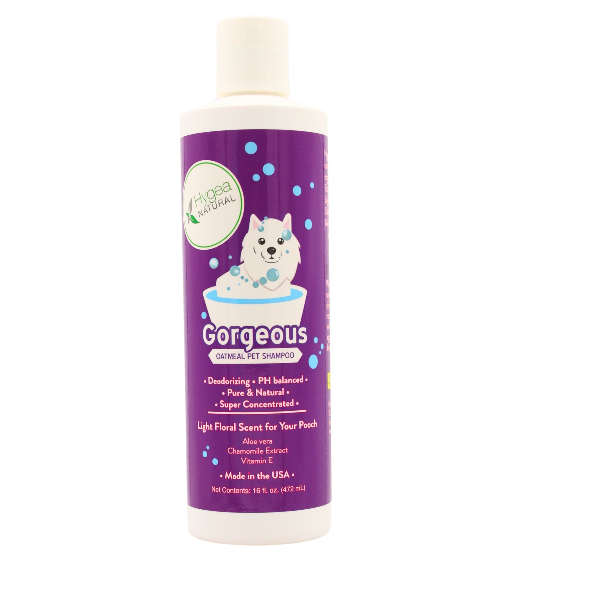Shop Gorgeous Oatmeal Organic Pet Shampoo With Aloe and Vitamin E ...