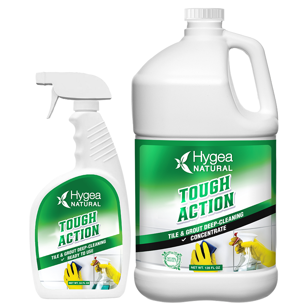 Tough Action Tile & Grout Deep Cleaning Concentrated Kit (24 oz spray ...