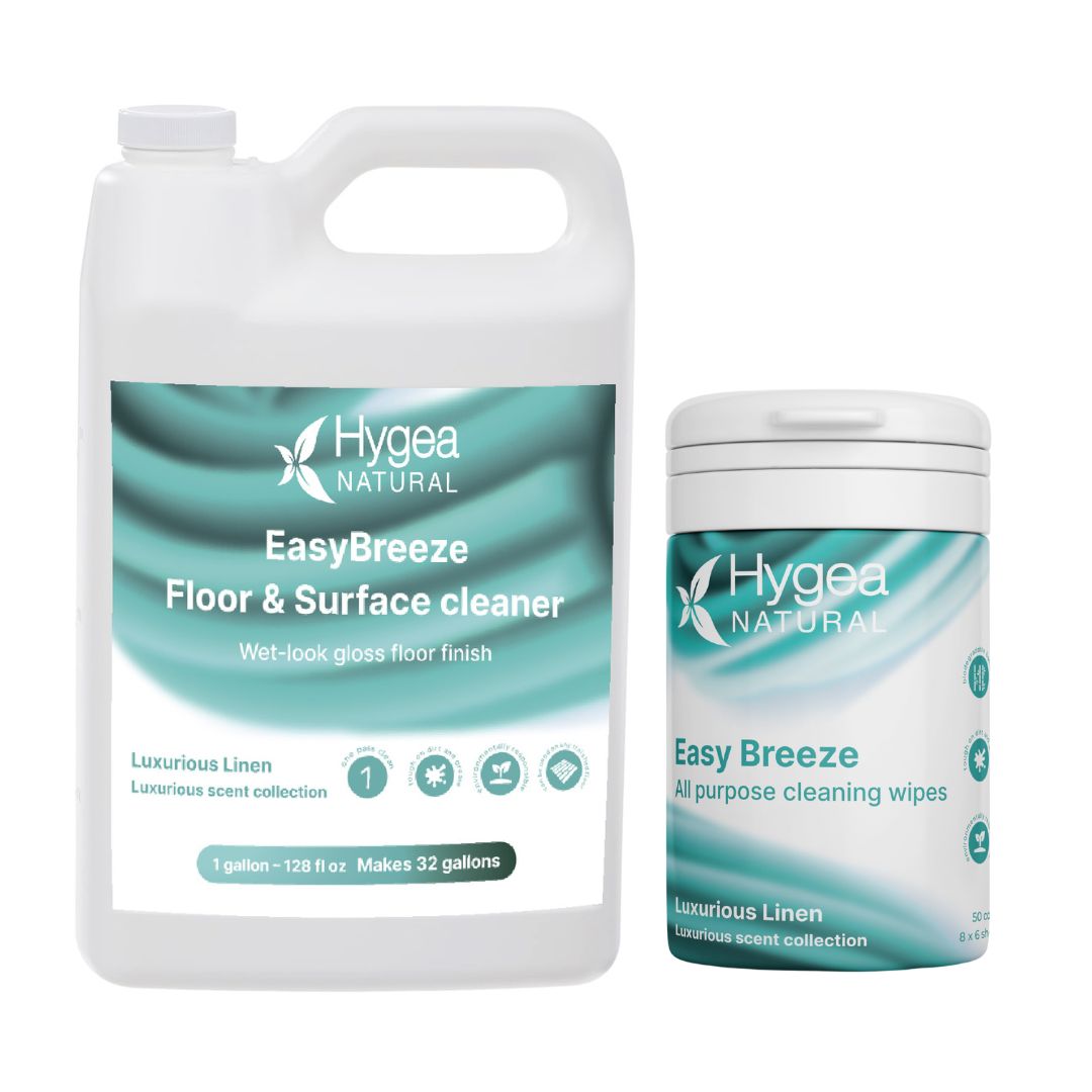 EasyBreeze Floor & Surface Cleaner and Cleaning Wipes Kit
