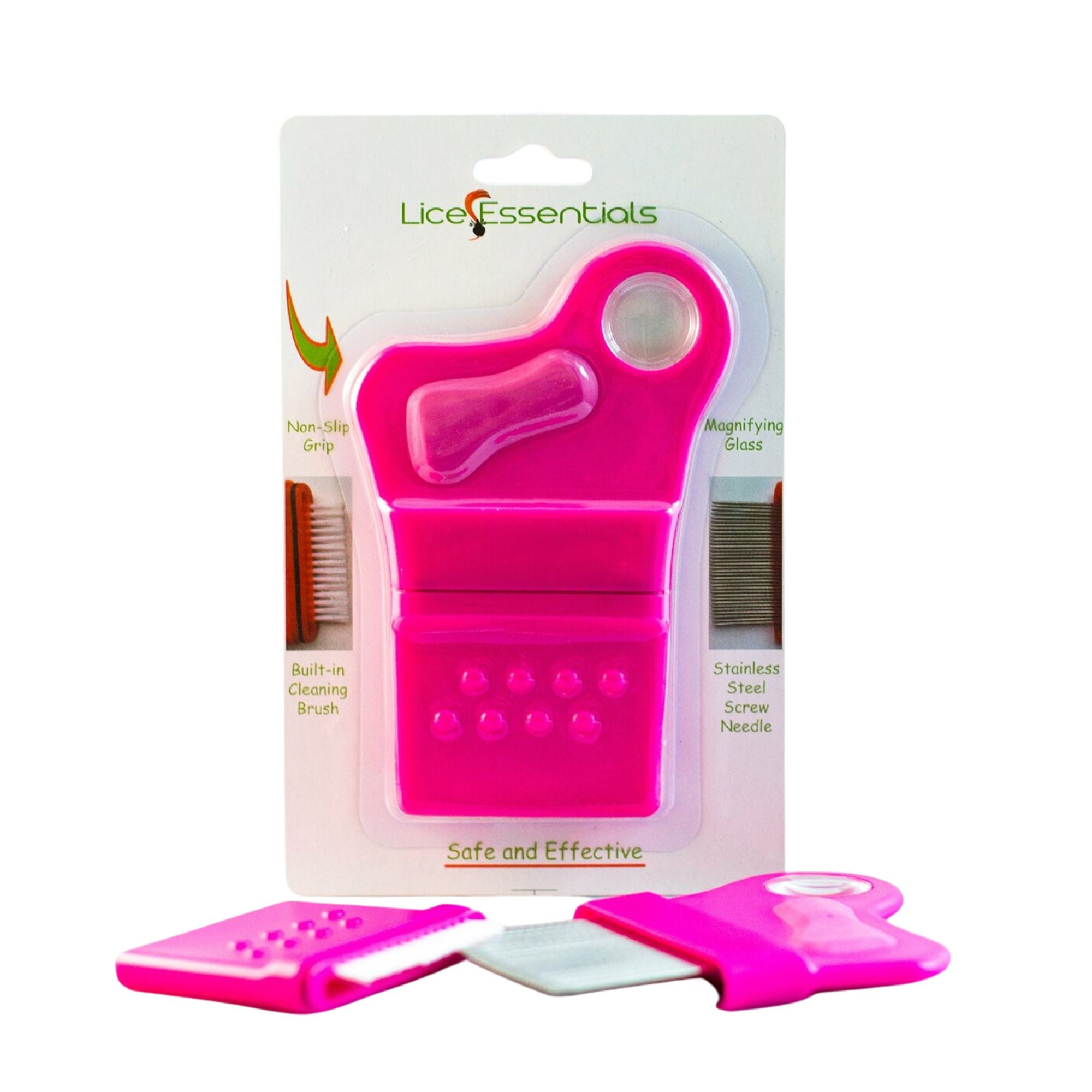 Lice & Nit Treatment Comb with 5X Magnifying Glass